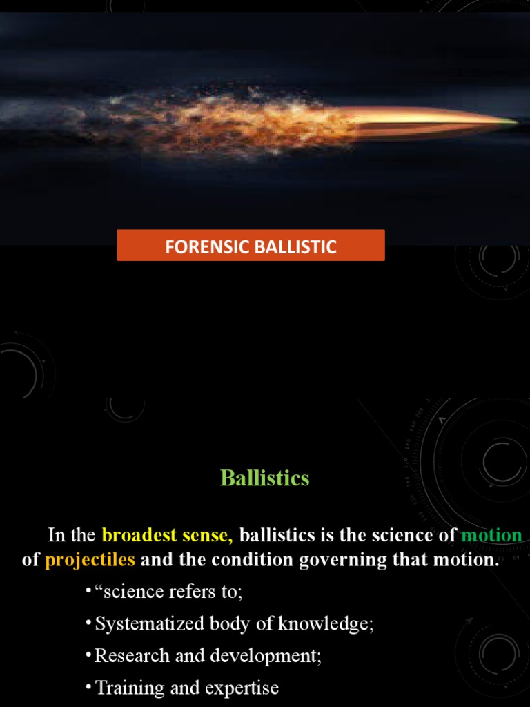 FS 6 - Forensic Ballistic | PDF | Gun Barrel | Firearms
