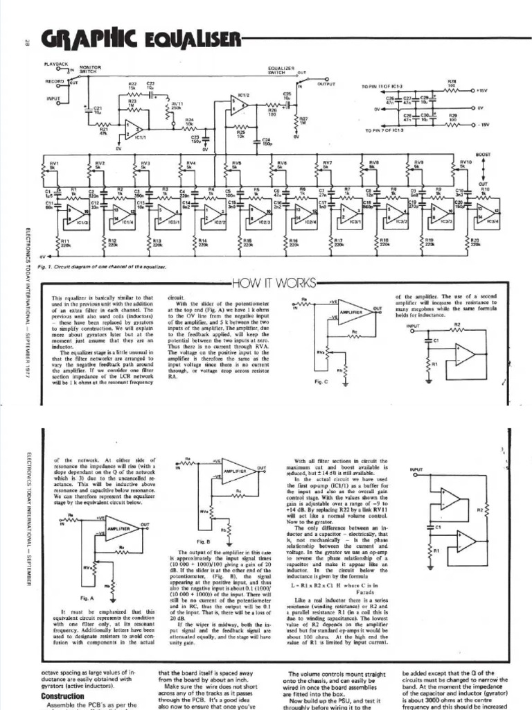 PDF 20 Band Equalizer Graphic Equaliser 01 - Compress | PDF