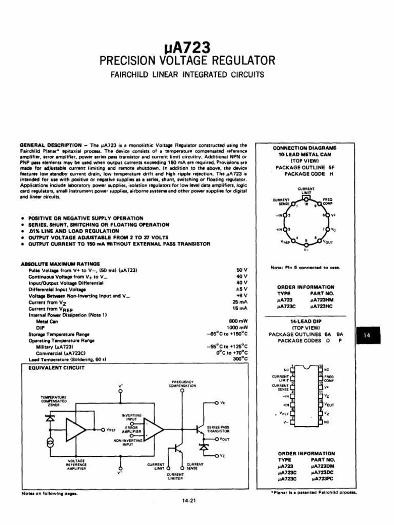 U A723 | PDF