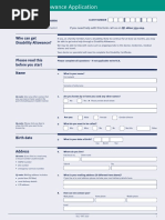 ACROD Application Form Mobility | PDF | Physical Therapy | Privacy