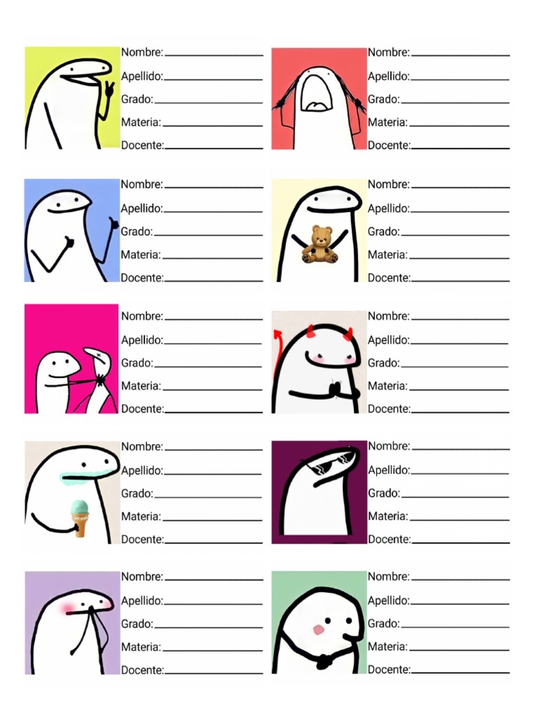 Calcomanias Clases | PDF