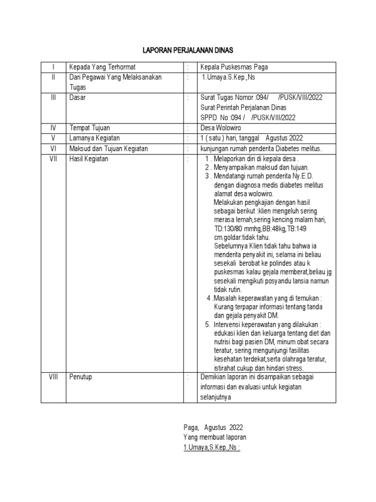 LPD Kunjungan Rumah | PDF