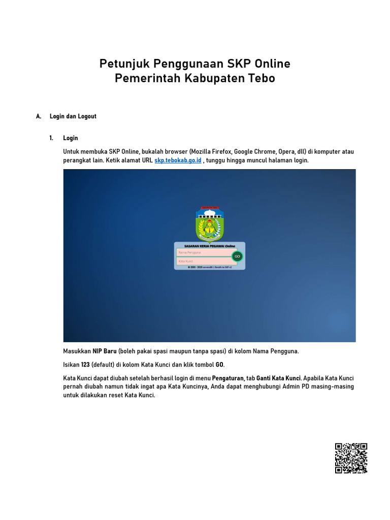 Petunjuk Penggunaan SKP Online | PDF