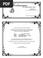 Undangan Tahlilan Pernikahan | PDF | Agama & Spiritualitas