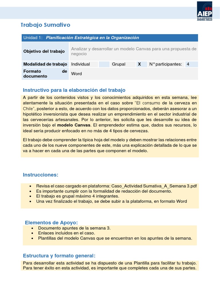 Modelo Canvas para Cervecerías en Chile | PDF | Iniciativa empresarial