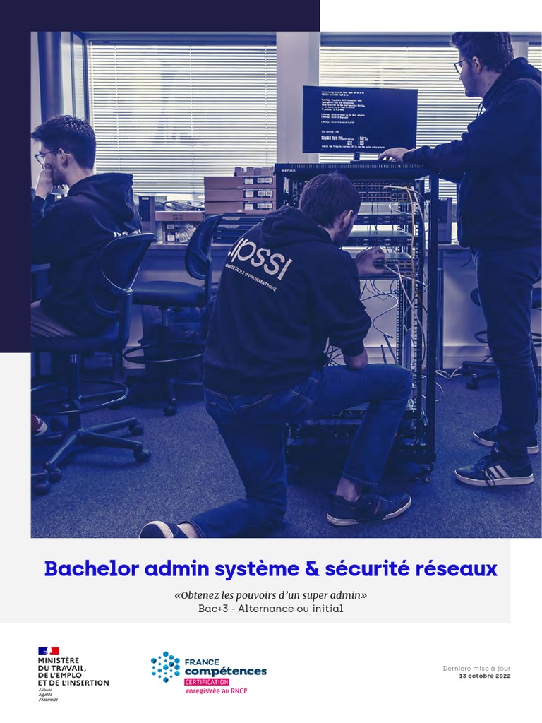 Bachelor Admin Reseaux | PDF | Sécurité des systèmes d'information | Sécurité