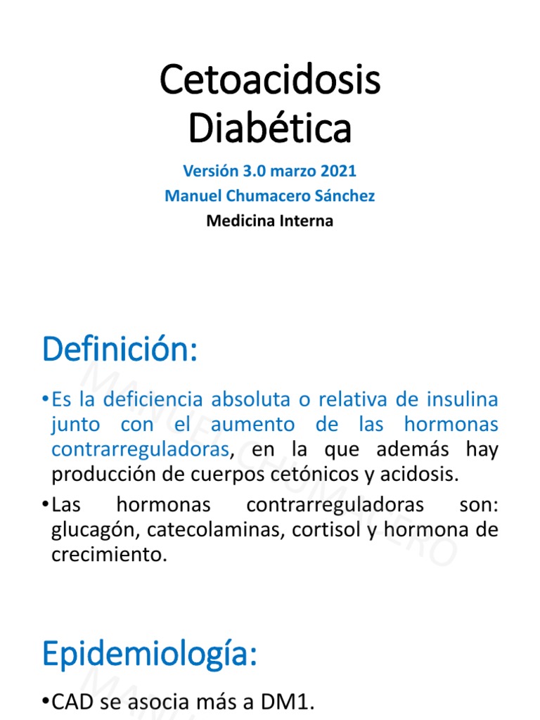 Cetoacidosis Diabética | PDF | Enfermedades y trastornos humanos ...