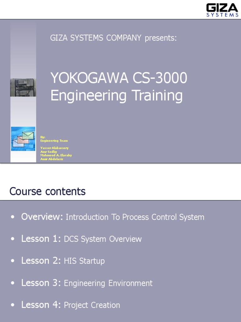 Yokogawa CS-3000 Engineering Training Course | PDF | Control System ...
