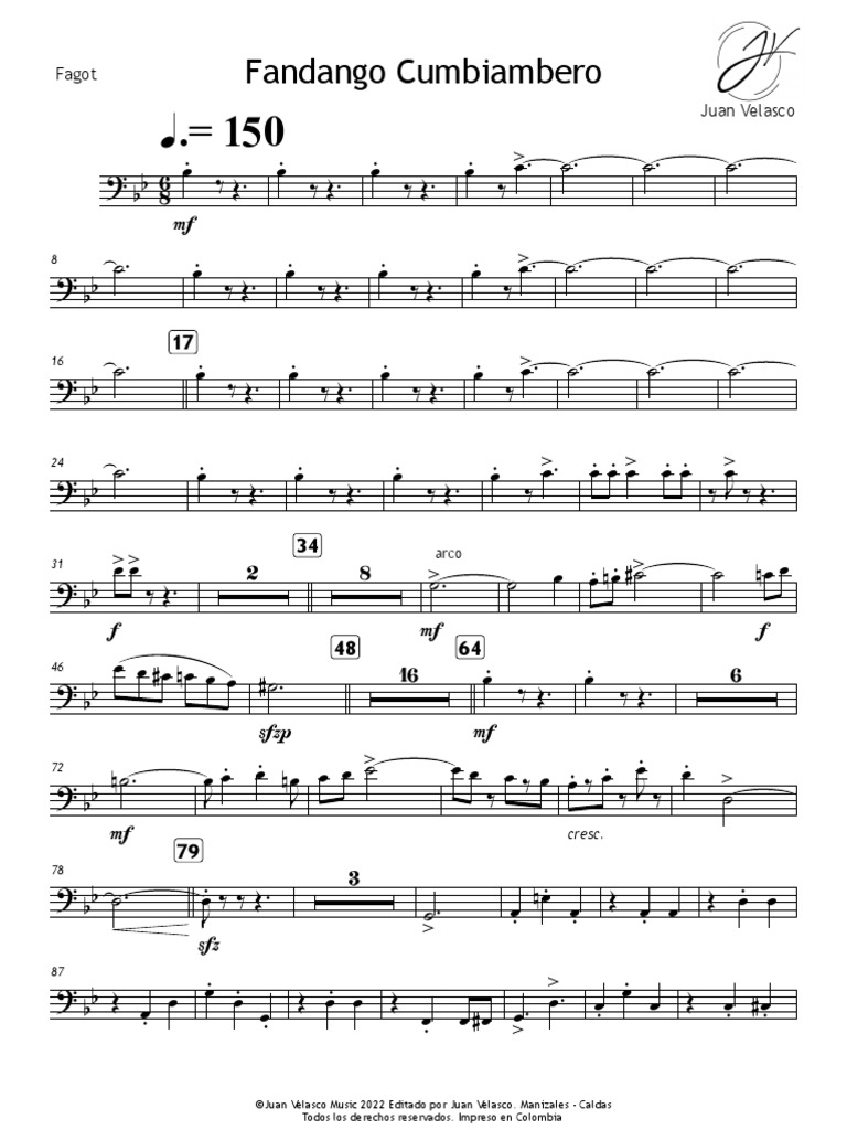 Fandango Cumbiambero: Juan Velasco Fagot | PDF