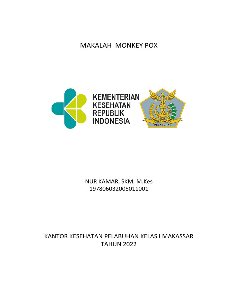 MAKALAH MONKEY POX Okt | PDF