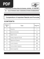 Ece Formula Cheat Sheet | PDF