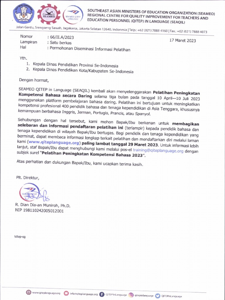 Seameo Qitep001 | PDF