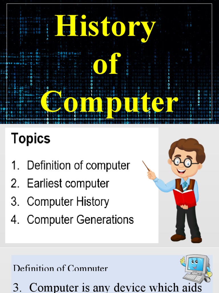 1-History of Computer | PDF | Operating System | Personal Computers