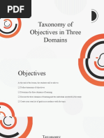 Taxomony of Objectives in Three Domains | PDF | Affect (Psychology ...