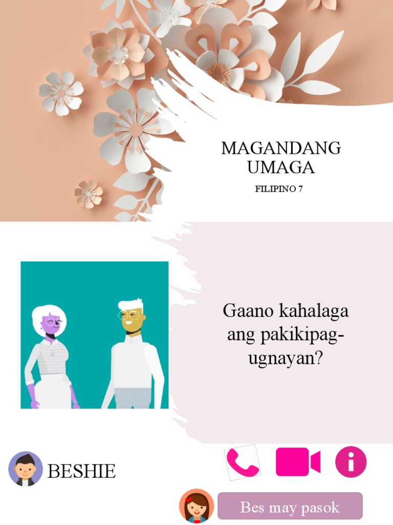 Magandang Umaga: Filipino 7 | PDF