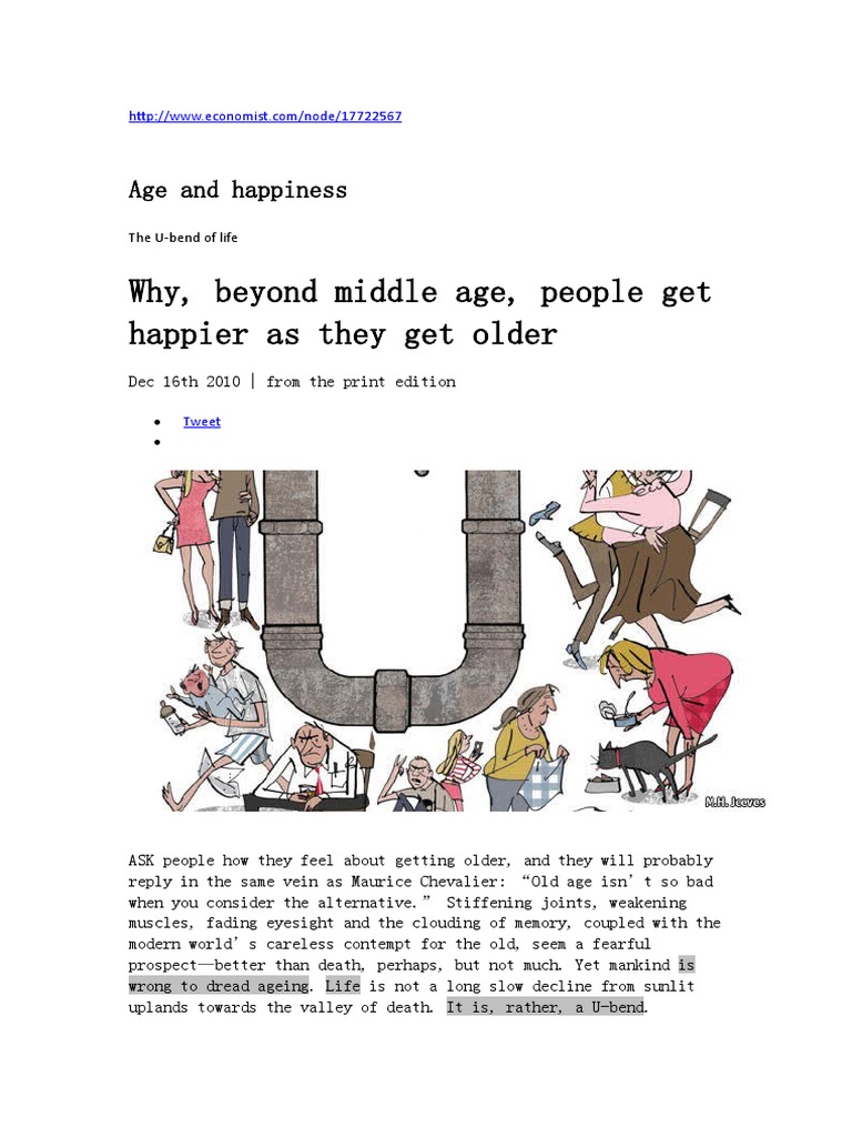 Why, Beyond Middle Age, People Get Happier As They Get Older | PDF | Extraversion And ...