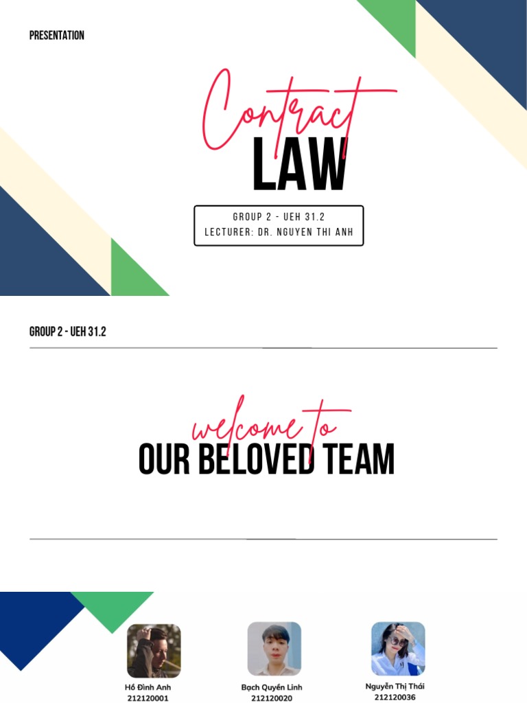 Contract: Presentation | PDF