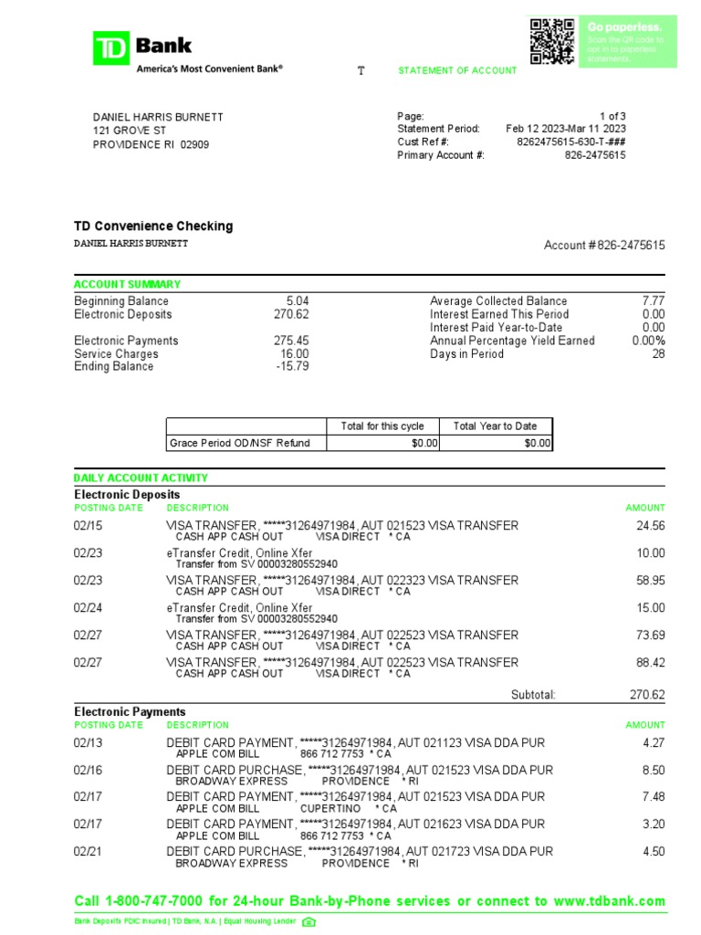 PDF Document 28B77D7A8A5D 1 | PDF | Visa Inc. | Debit Card