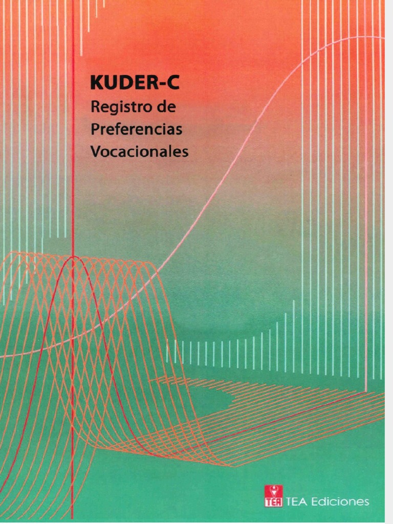 Cuestionario Kuder C y Hoja Interpretación TEA | PDF | Negocios ...