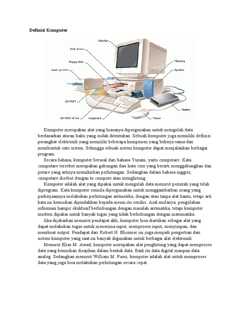 Definisi Komputer | PDF