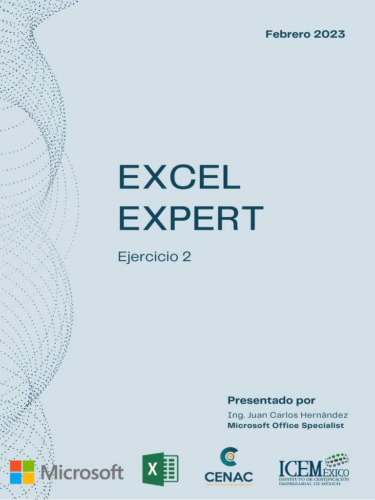 Excel Expert Ejercicio 2 | PDF | Hoja de cálculo | Microsoft Excel