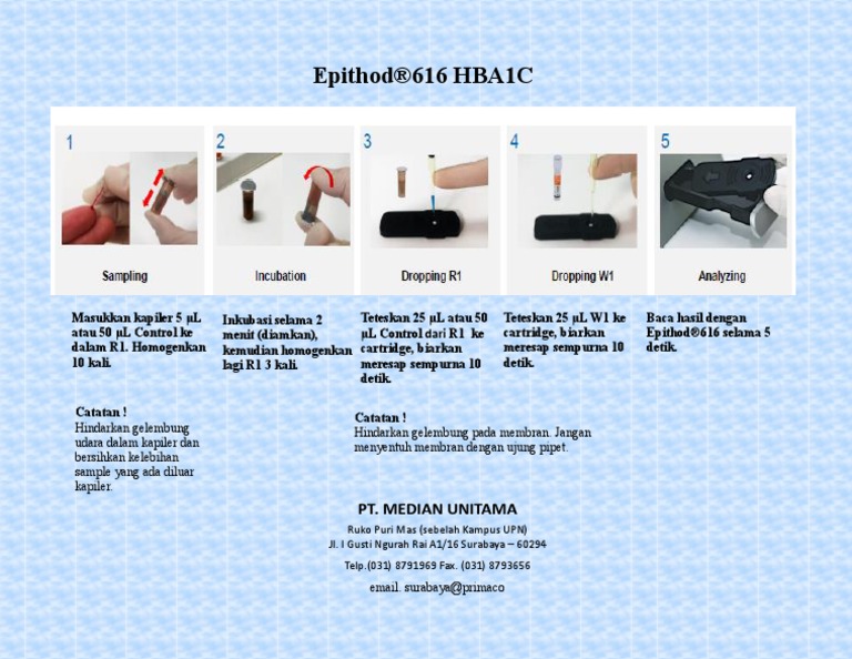 Test Prosedur Epithod Hba1c | PDF