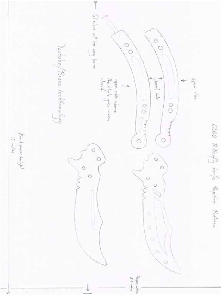 Csgo Butterfly Knife Replica | PDF