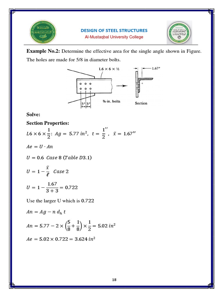 Steel Design Lecture | PDF | Screw | Ultimate Tensile Strength
