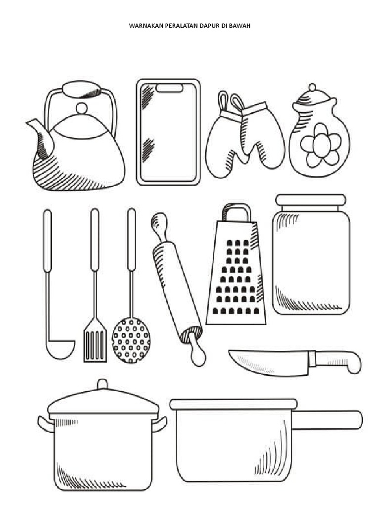 Mewarna Peralatan Dapur | PDF