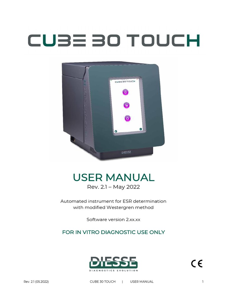 Cube 30 Touch User Manual Rev. 2.1 en 05.2022 | PDF