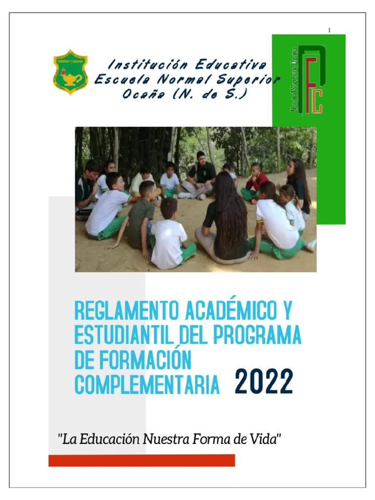 Programa de Formación Complementaria | PDF | Plan de estudios | Educación de la primera infancia