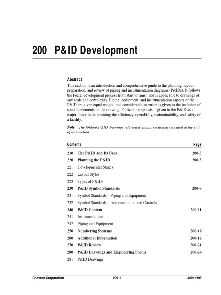 P&ID Development Process | PDF | Instrumentation | Valve