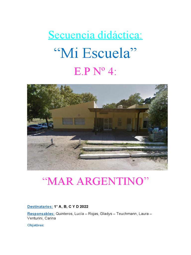 Mi Escuela 4 | PDF | Evaluación