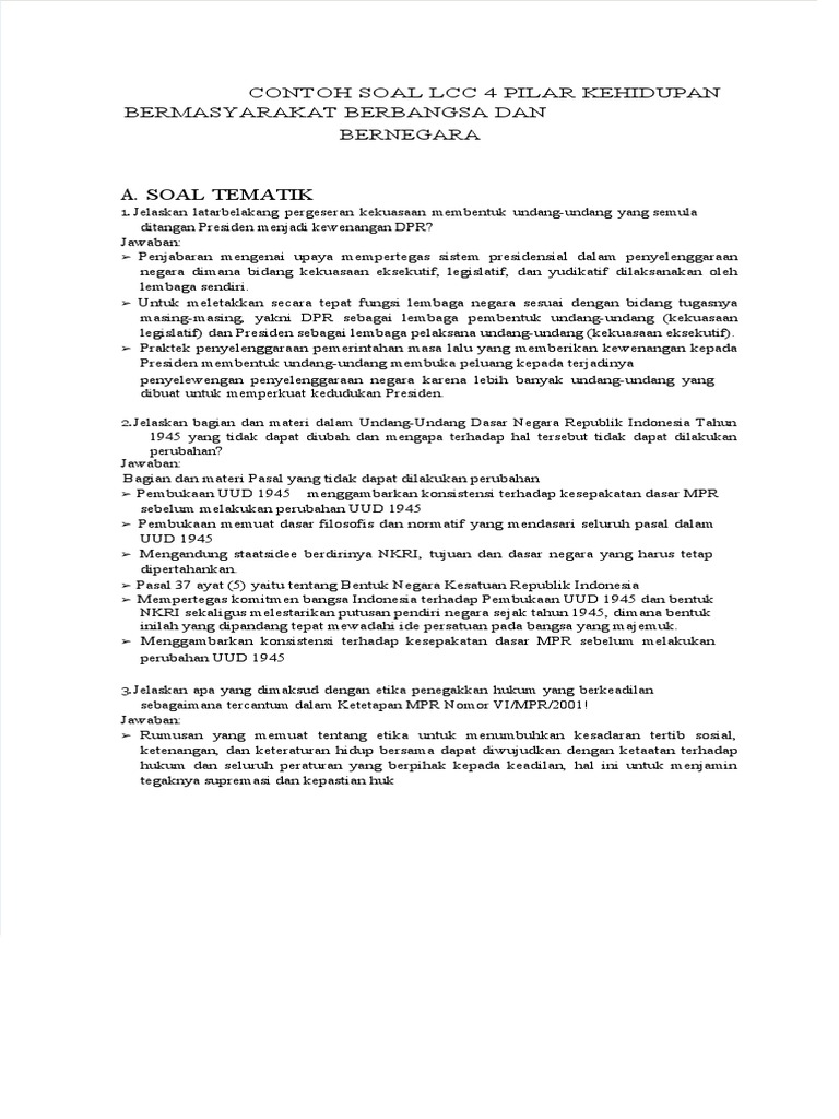 Dokumen - Tips - Contoh Soal LCC 4 Pilar | PDF