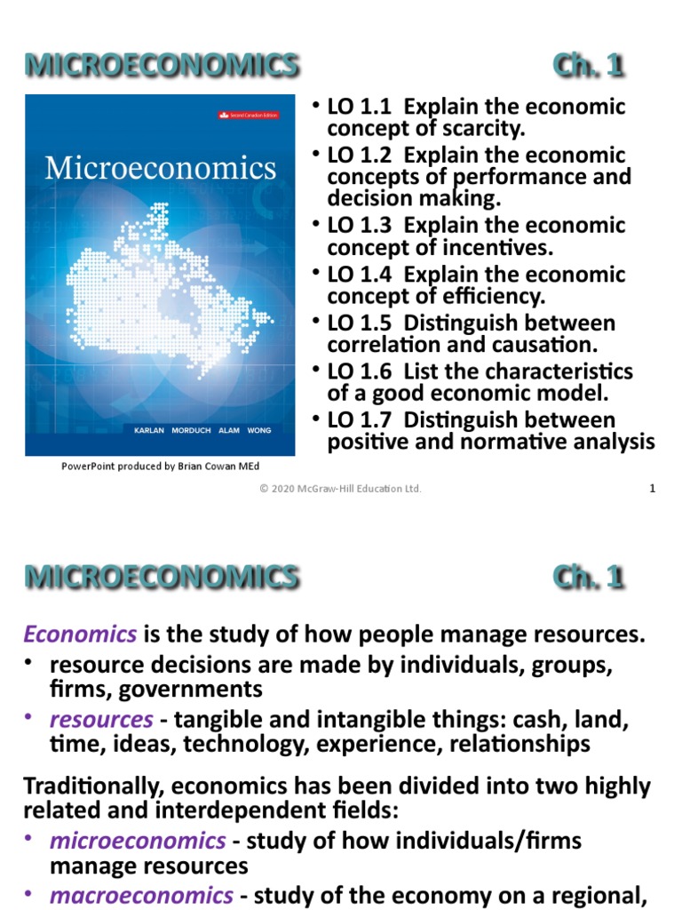 Karlan Microeconomics 2ce - Ch. 1 | PDF | Microeconomics | Inflation