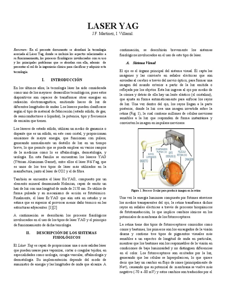Laser Yag | PDF | Láser | Percepción visual