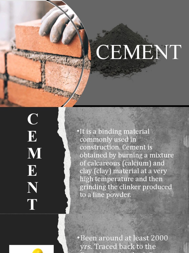 CEMENT | PDF | Cement | Concrete