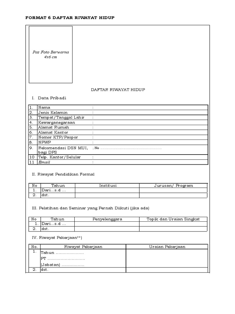 OJK Template 5.4 | PDF