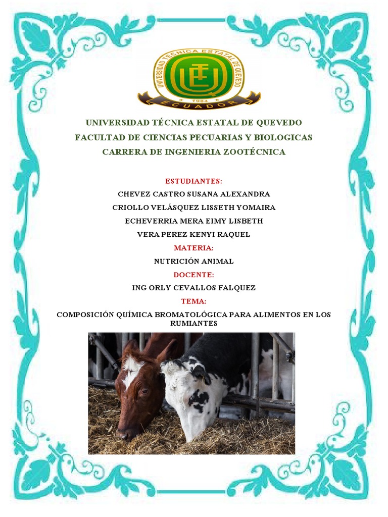 Nutricion Animal Proyecto | PDF | Cereales | Alimentos