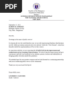 Request Letter To LGU | PDF