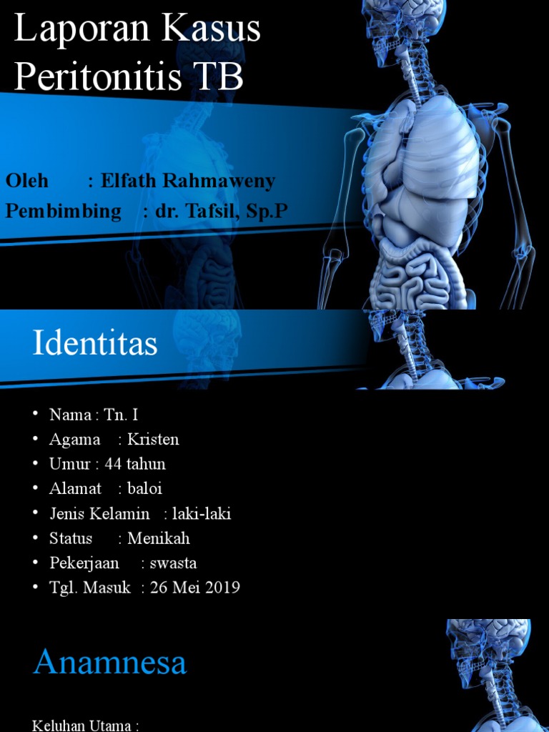 Case Peritonitis TB | PDF