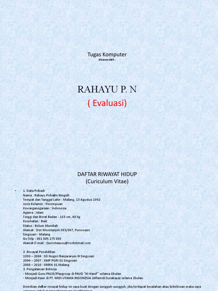 Tugas Komputer | PDF