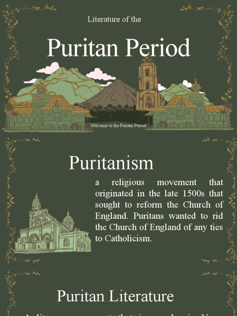 Puritan Period | PDF | Puritans | Bible
