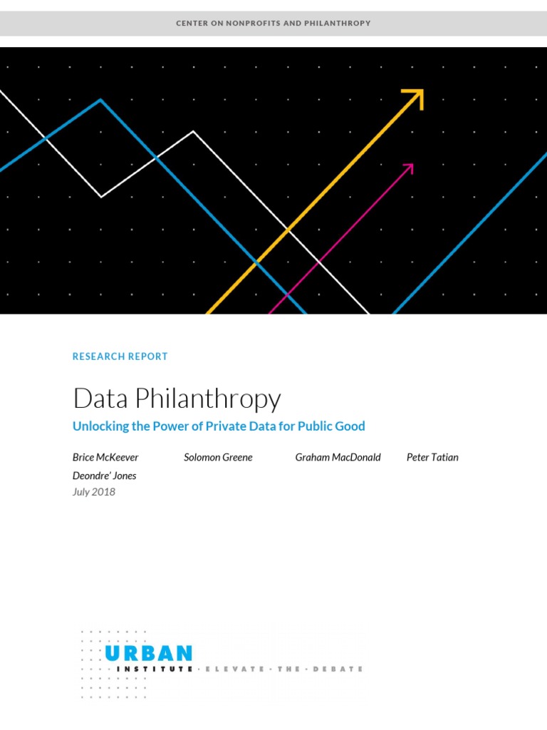 Data Philanthropy Unlocking The Power of Private Data For Public Good 2 ...