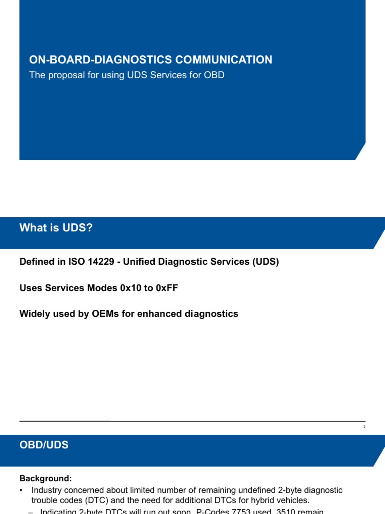 UDS Status Byte | PDF | Manufactured Goods | Vehicles