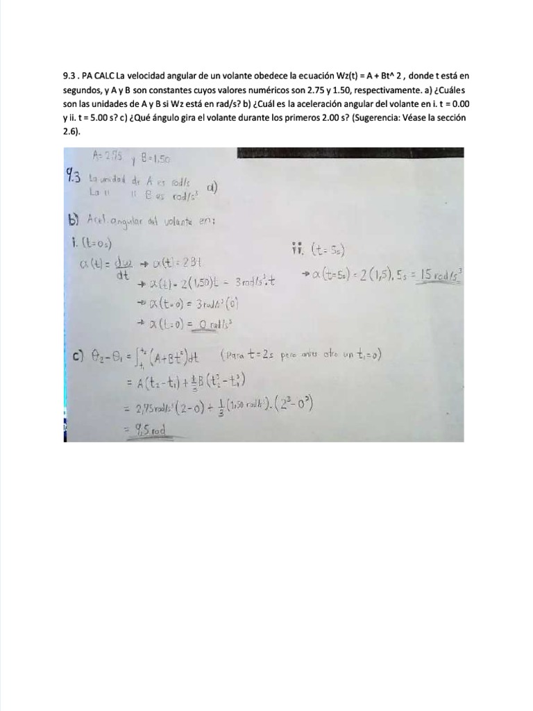 PDF Velocidad Angular - Compress | PDF