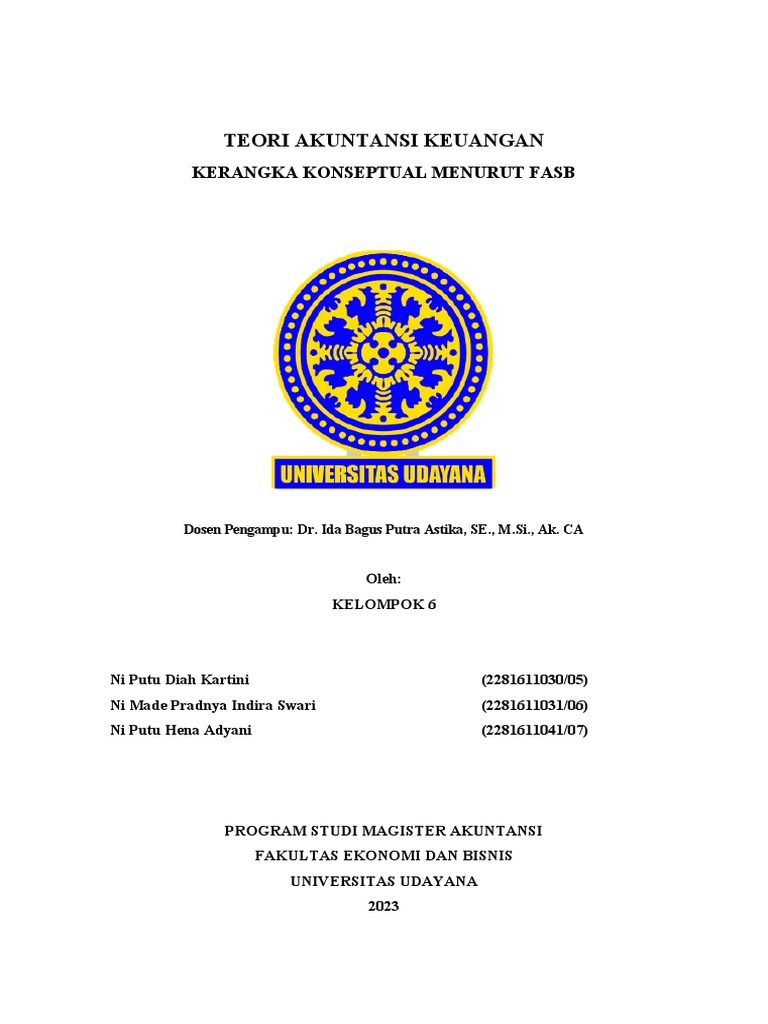 Highlight Kelompok 6 - RMK 6 Teori Akuntansi | PDF