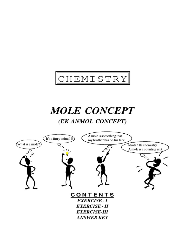 Mole Concept | PDF | Mole (Unit) | Mass Concentration (Chemistry)