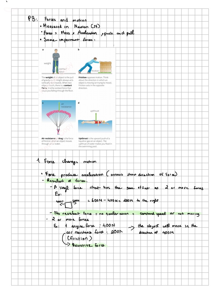 P3, P4, P5 Forces, Forces and Matters, Turning Effect On Forces | PDF