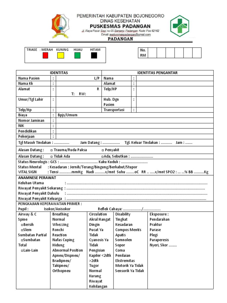 Rekam Medis Pasien UGD Rumah Sakit | PDF